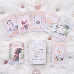 The Wealthy Woman Oracle Deck ☽ 44 Luxury Oracle Cards for Abundance