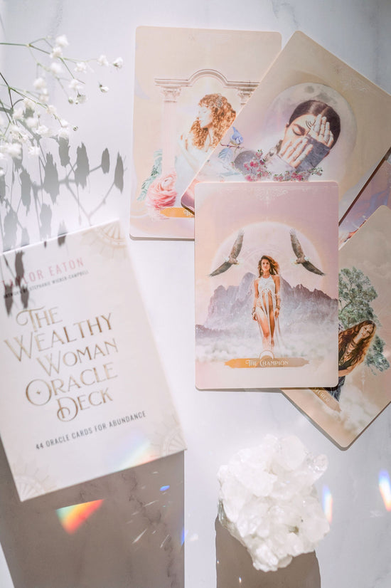The Wealthy Woman Oracle Deck ☽ 44 Luxury Oracle Cards for Abundance